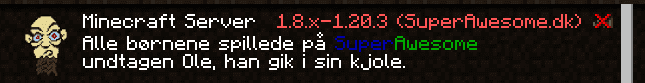 LabyMod can't ping servers like dål.superawesome.dk | LabyMod Idea
