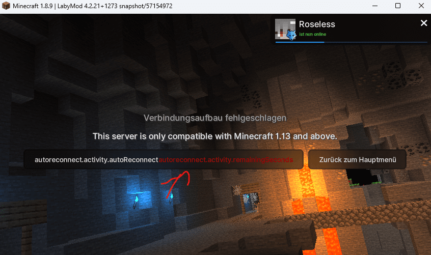 AutoReconnect countdown is very Bugging | LabyMod Idea