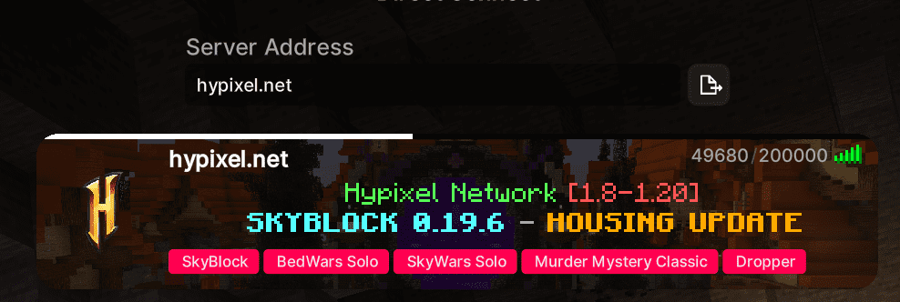 Server preview behaves weird | LabyMod Idea