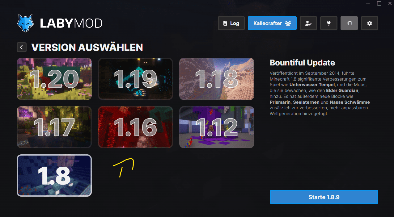 version 1.16.1 | LabyMod Idea