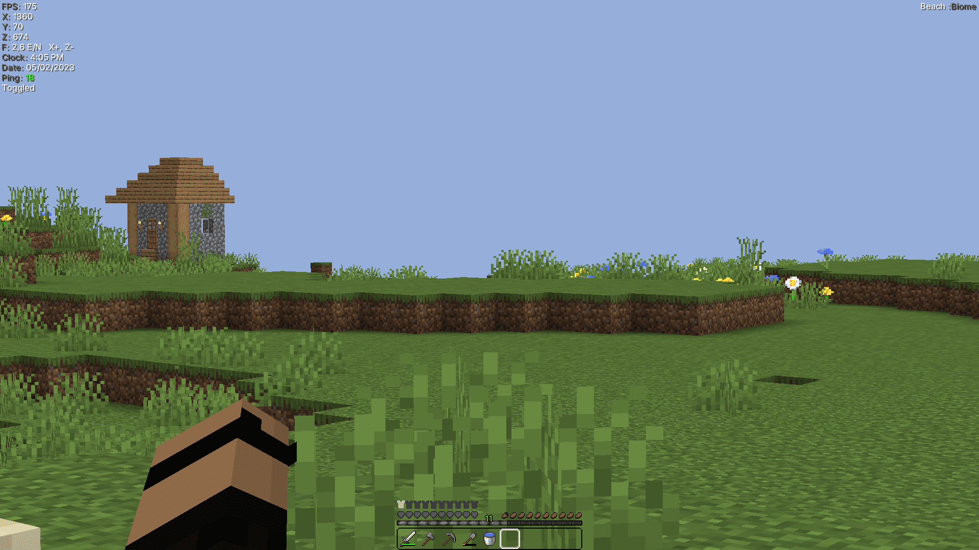 Hand is still there while zooming in | LabyMod Idea