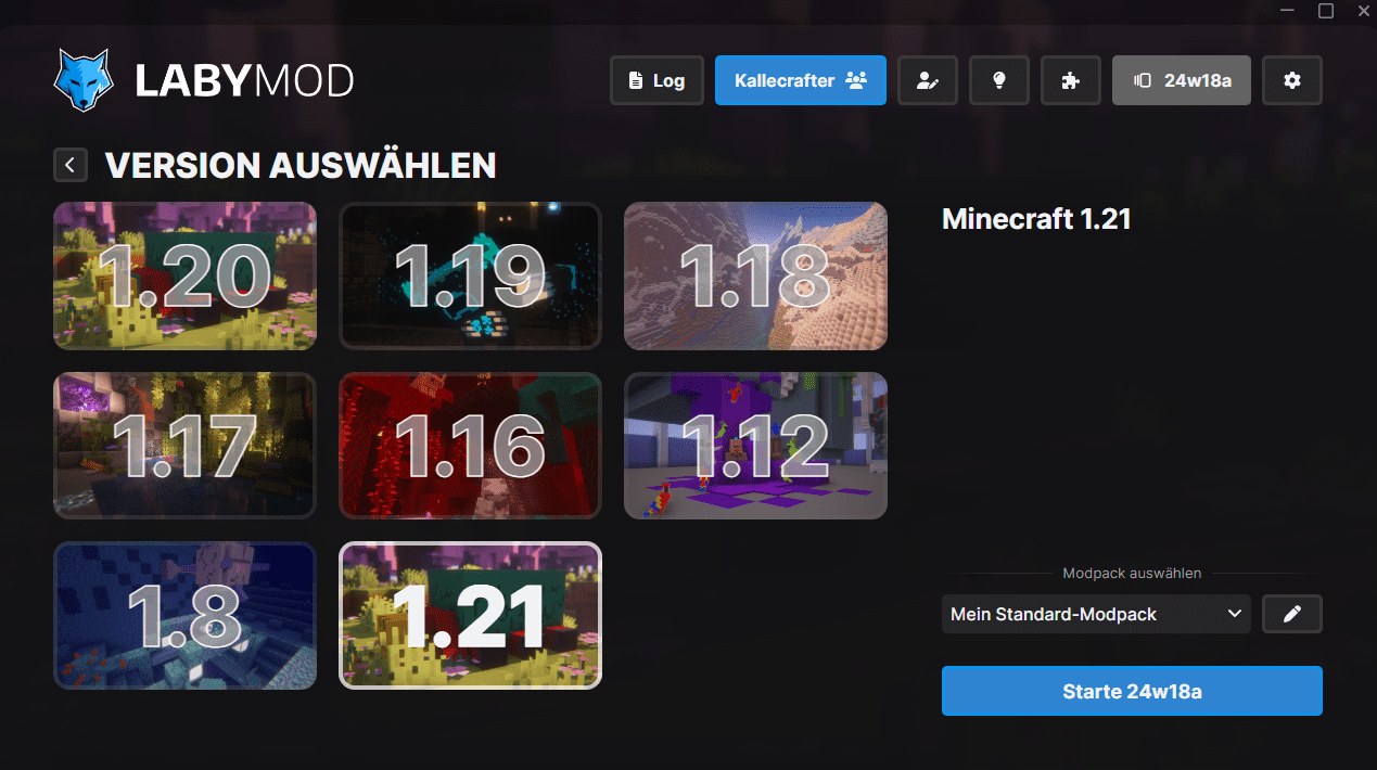 Incorrect Version sorting | LabyMod Idea