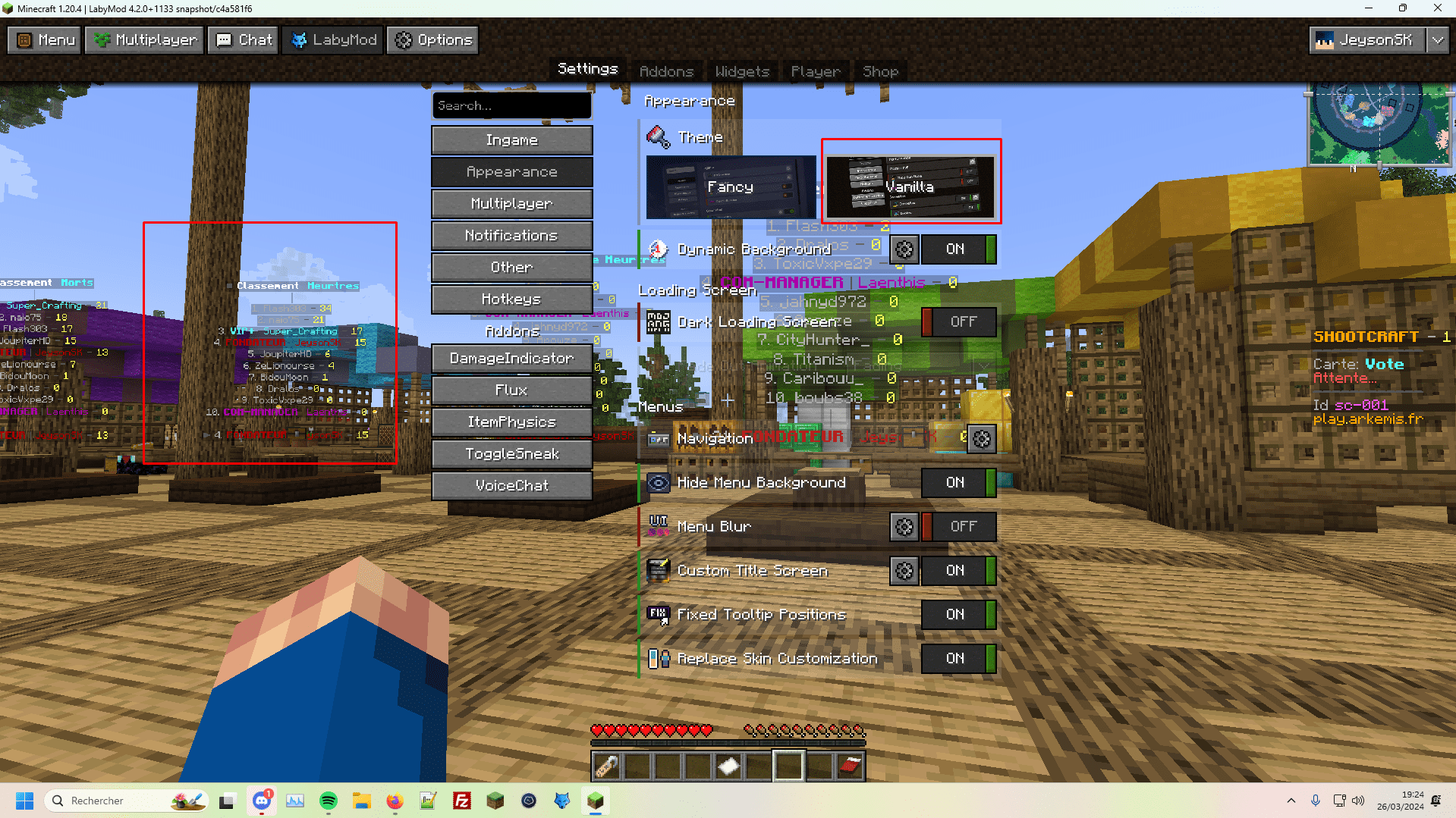 darkened textdisplay | LabyMod Idea