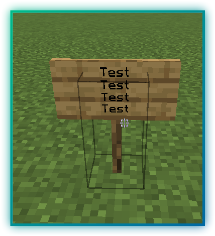CustomBlockOverlay hides texts on signs | LabyMod Idea